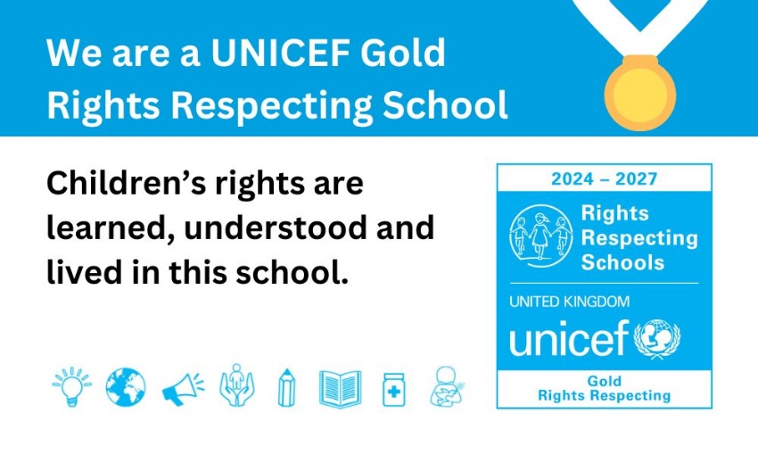 Swanmore School - Gold Rights Respecting Schools Award