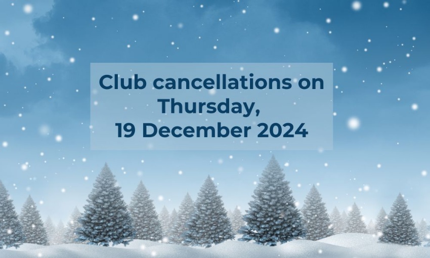 Swanmore School - Club cancellations on Thursday, 19 December